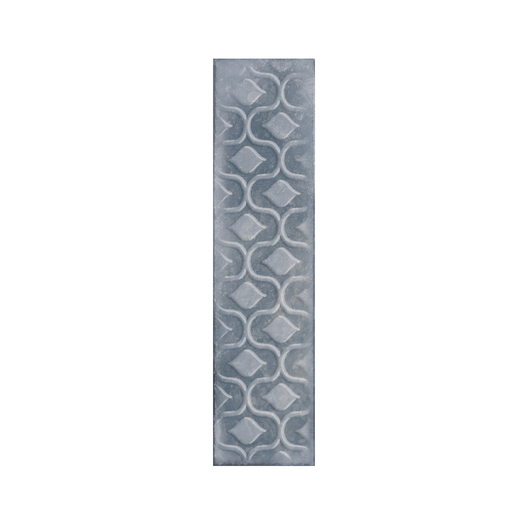 Drop Relieve Blue 7.5x30cm – Mazzanna Tiles