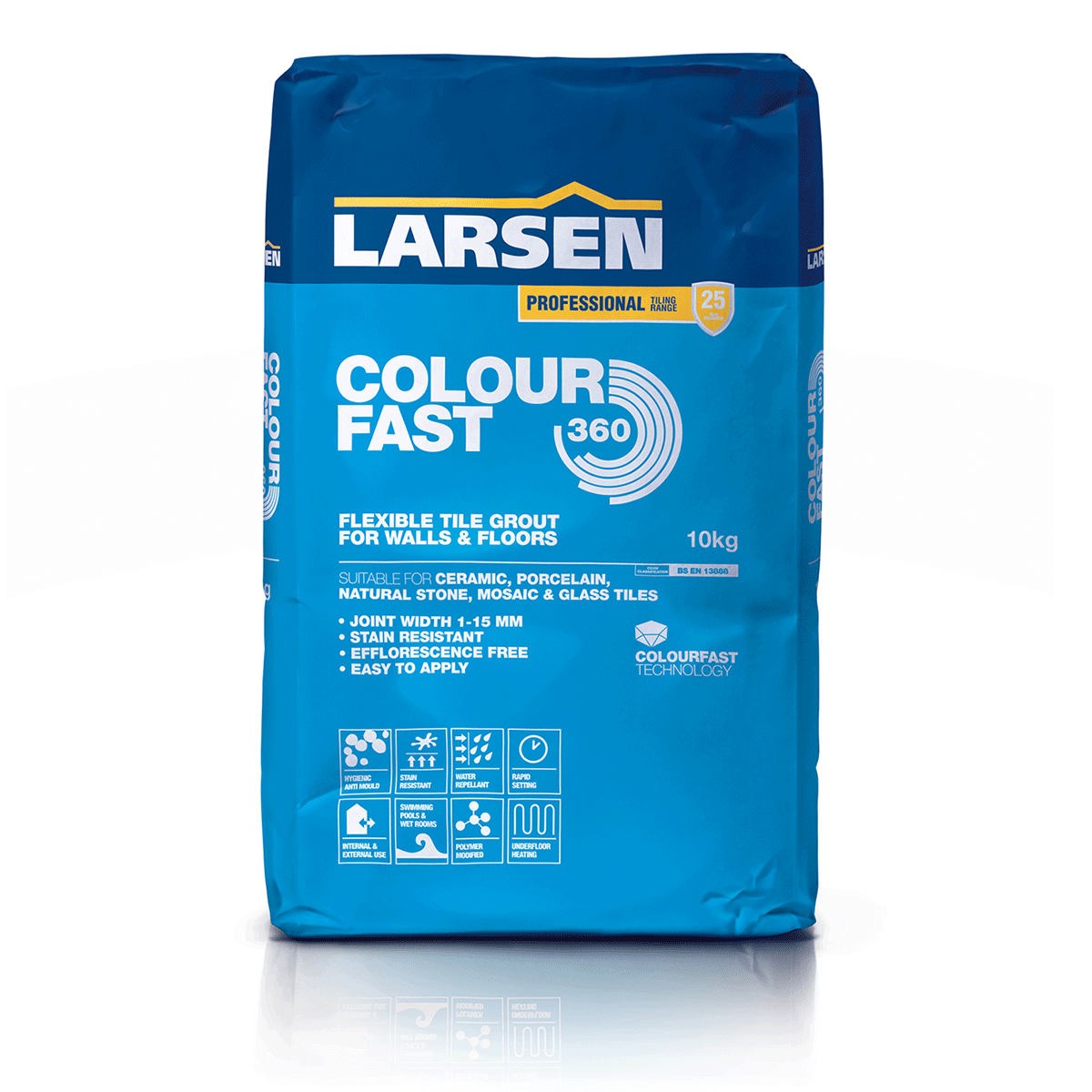 Larsen Colourfast 360 Black Grout 10kg Bag – Mazzanna Tiles