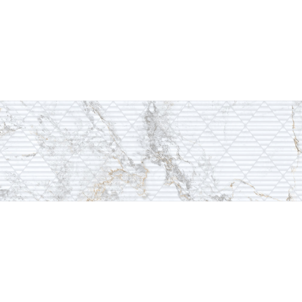 Iguazu White Relieve 30x90cm 9547 – Mazzanna Tiles