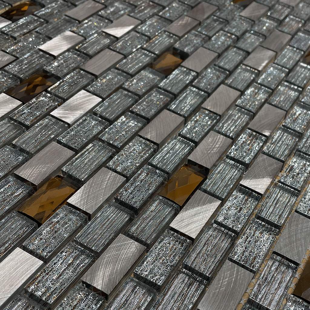 Tiffany Bronze Mosaic 30x30cm – Mazzanna Tiles