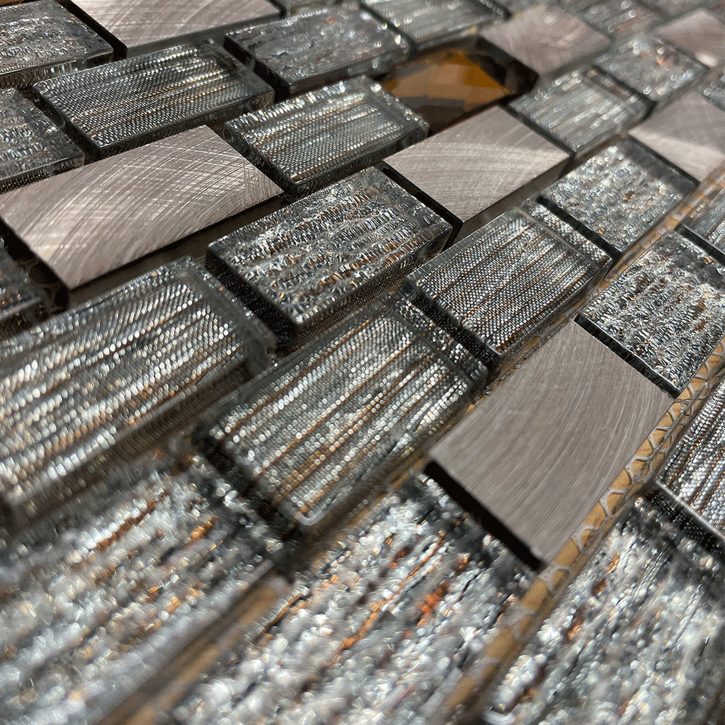 Tiffany Bronze Mosaic 30x30cm – Mazzanna Tiles